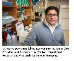 Physician-Scientist Marco Davila, MD, PhD, Joins Growing Roswell Park ...